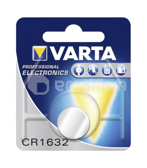 ელემენტი ლითიუმის VARTA CR1632 3V 140 mAh 1 ც