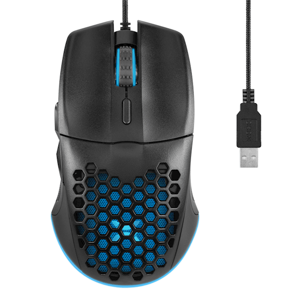 მაუსი Noxo Blaze, Wired, USB, Gaming Mouse, Black