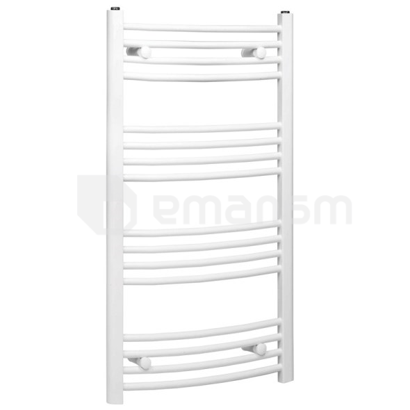 რადიატორი აბაზანის ოვალური Caloris White 500x1000 mm