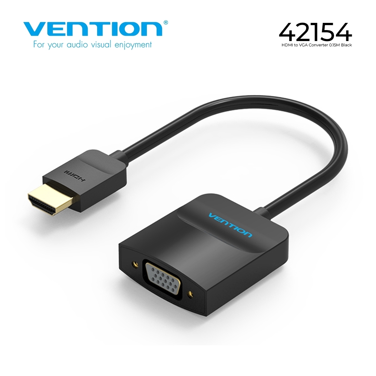 VENTION 42154 HDMI to VGA Converter 0.15M Black