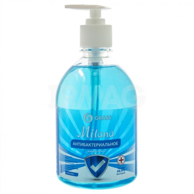 თხევადი კრემ საპონი ანტიბაქტერიული Grass Milana Original 500 მლ