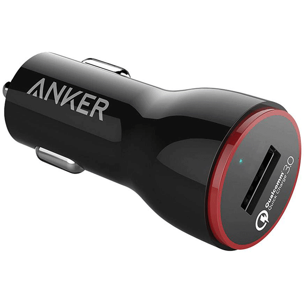 მანქანის მოდულატორი Anker PowerDrive+ 1 24W car charger with 1-Port QC ...