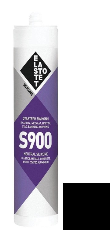 სილიკონი Elastotet S-900 შავი 280 მლ