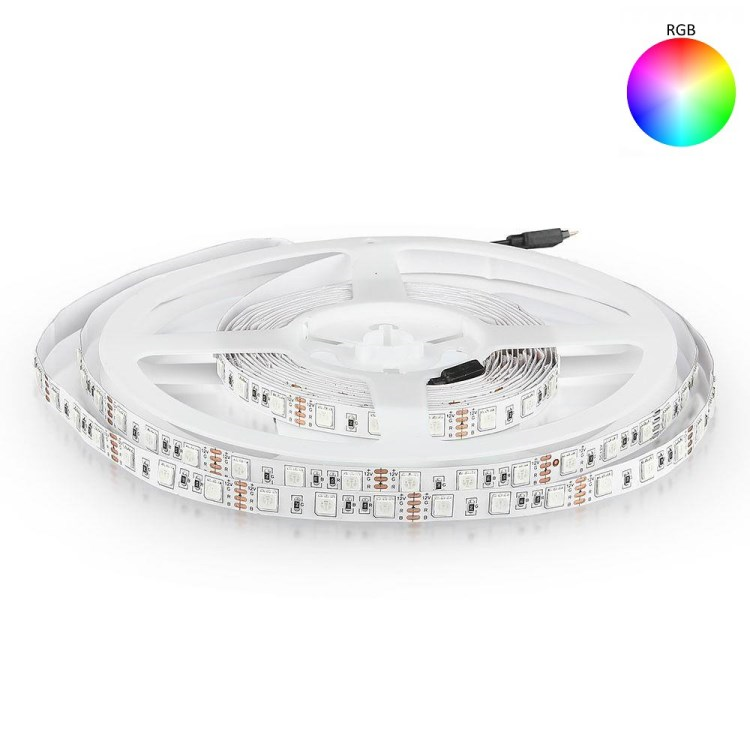 LED ლენტი V-TAC SMD5050 60LEDs RGB 5 მ