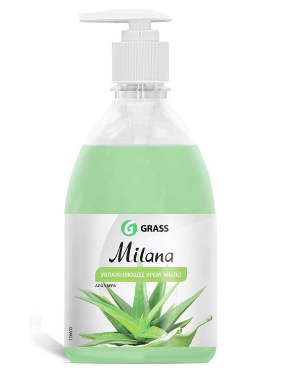 თხევადი კრემ საპონი Grass Milana ალოე ვერა 500 მლ