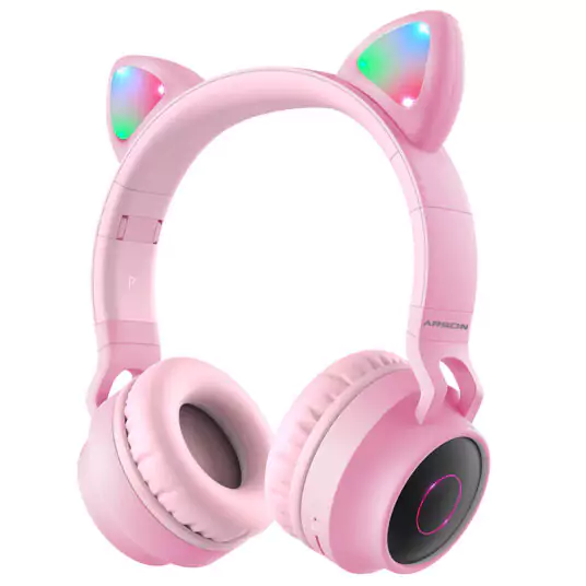 Bluetooth ყურსასმენი Arson AN-03 Cat Eat Headphones