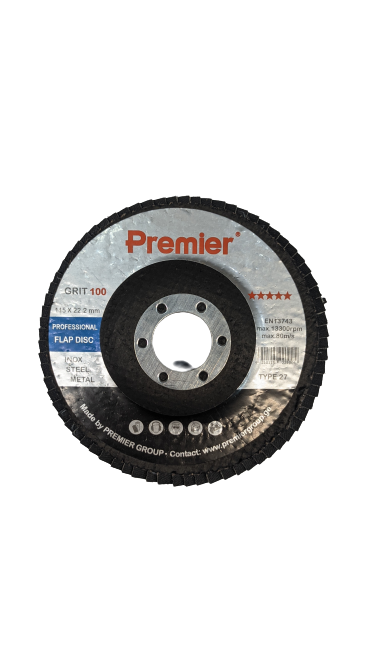 ლითონის სახეხი დისკო Premier 115 X 22 მმ 100