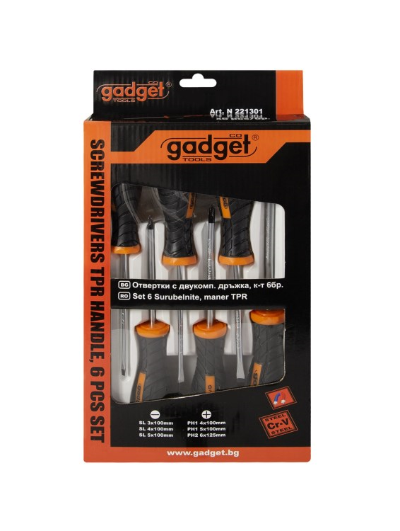 ნაკრები სახრახნისის Gadget 6 ც