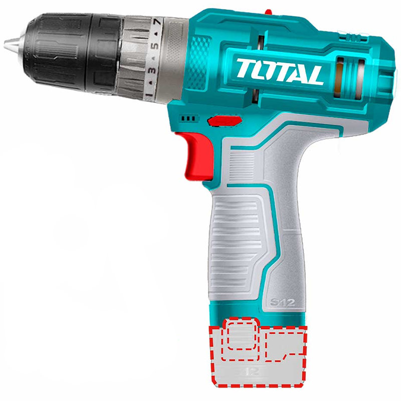 აკუმულატორული სახრახნისი TOTAL TIDLI12202 (12 V)