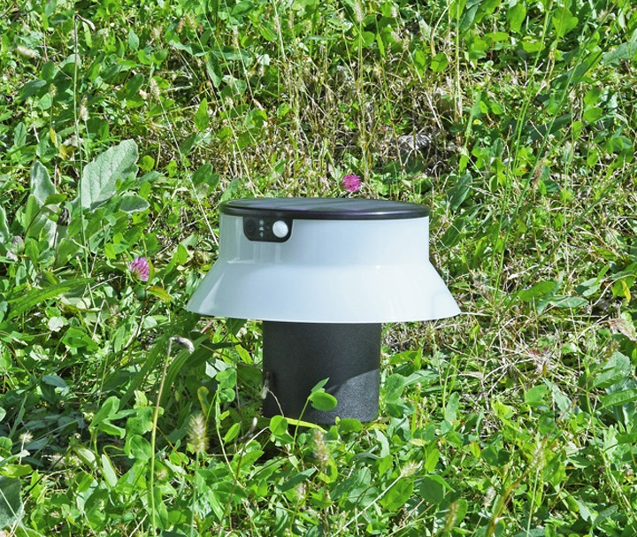 სანათი ბაღის მზის პანელით და სენსორით Fumagalli Felice 200 Spike 2W