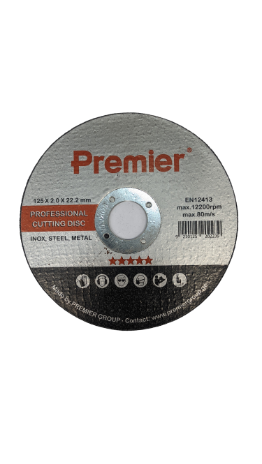 ლითონის საჭრელი დისკო Premier 125 X 2 0 X 22 მმ