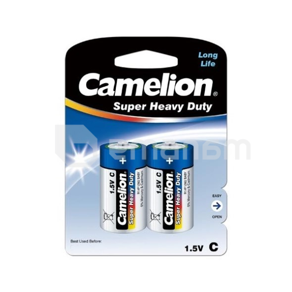 ელემენტი Camelion Super Heavy Duty C მარილოვანი 2 ც