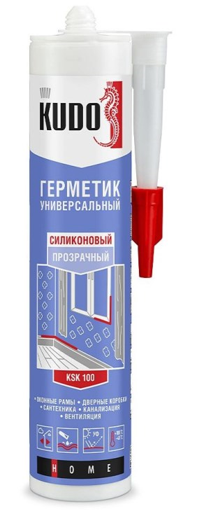ჰერმეტიკი სილიკონის უნივერსალური Kudo KSK 100 280 მლ