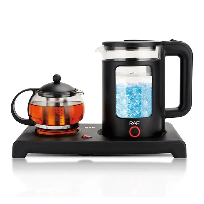 ელექტრო ჩაიდანი Raf R.7855, 1500W, 1.8L, Electric Kettle, Black