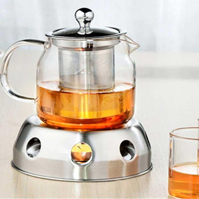 ჩაიდანი ჩაის ფერის დასაყენებელი DongFang AL-MH-141 800 მლ