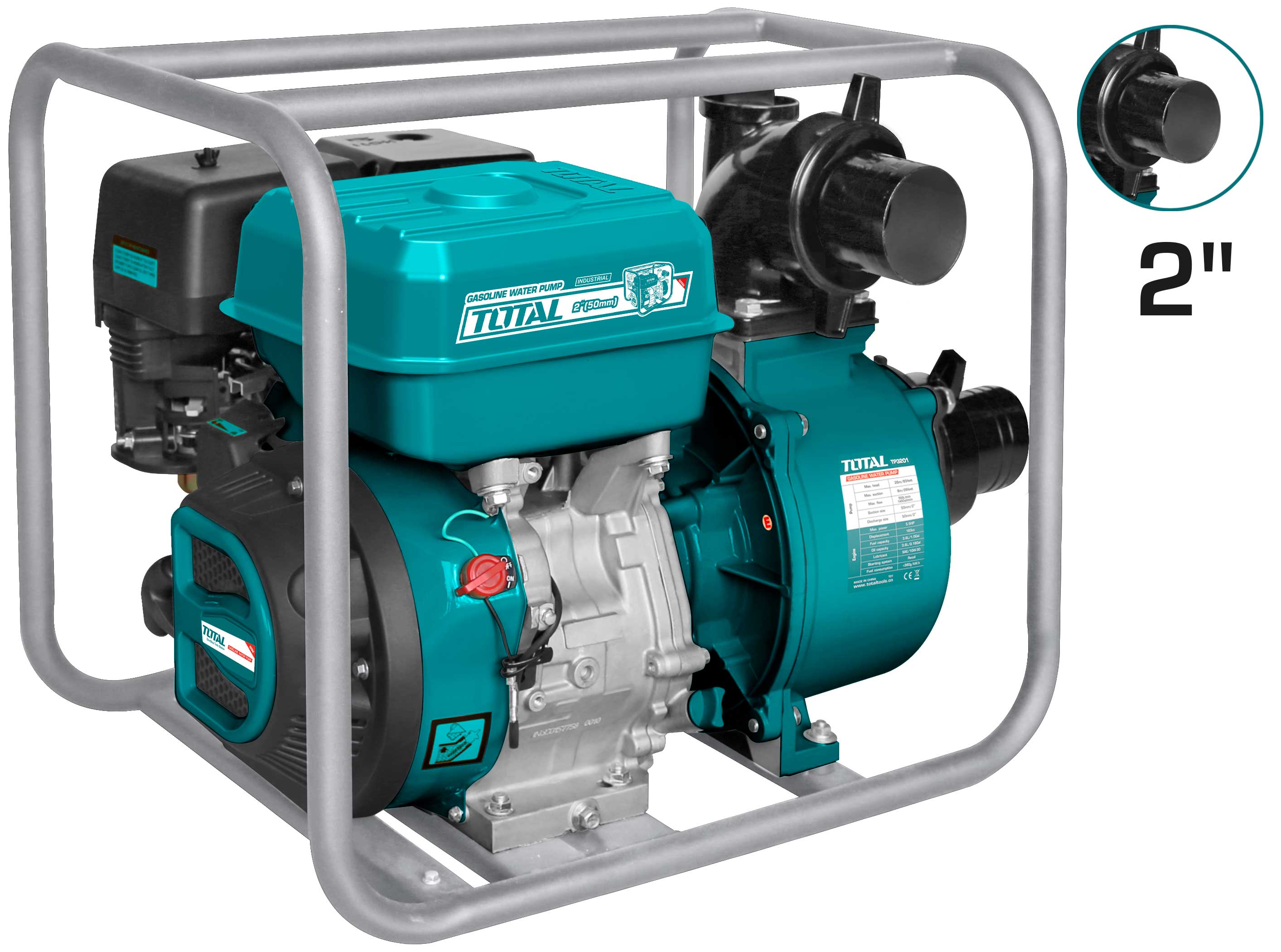 წყლის ტუმბო 7.0 HP, H=28მ, 550ლ/წთ TOTAL | TP3202